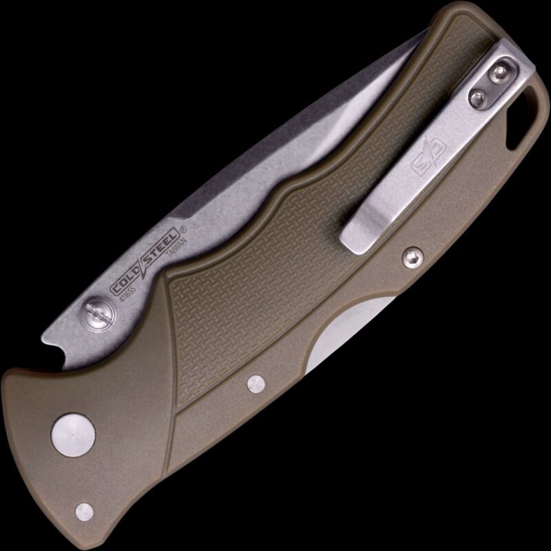 Cold Steel Verdict 4116SS Spear Point Stonewash Finish FDE GFN Handle ...